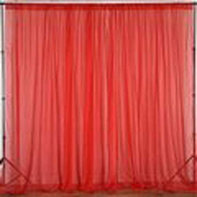 AK TRADING CO. 120" Wide (10Ft Wide) Sheer Voile Drape Panels for ...