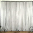 AK TRADING CO. 120" Wide (10Ft Wide) Sheer Voile Drape Panels for ...