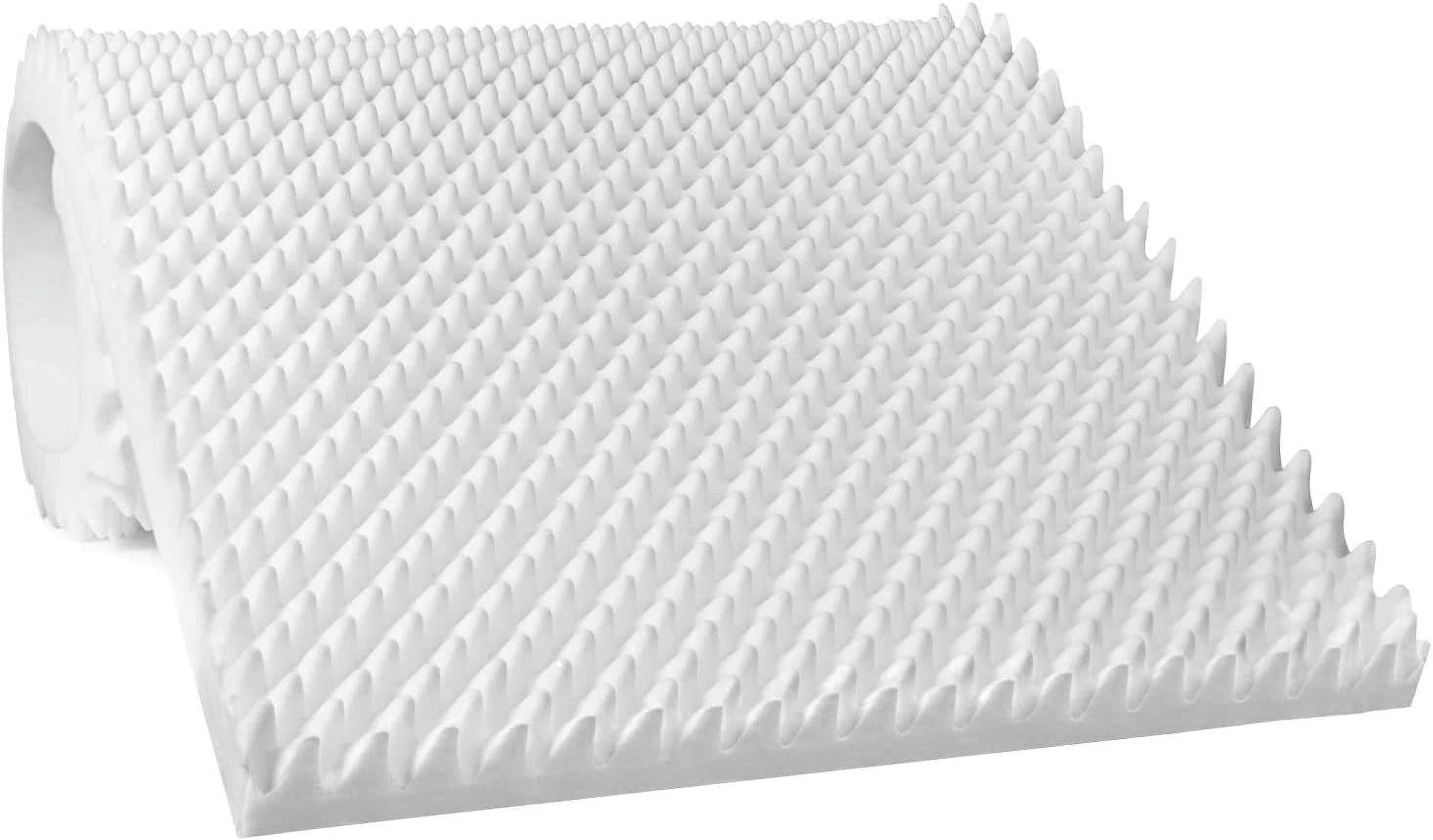 AK TRADING CO. 2.5" x 36" x 72" Thick Convoluted Hospital Mattress Pad ...