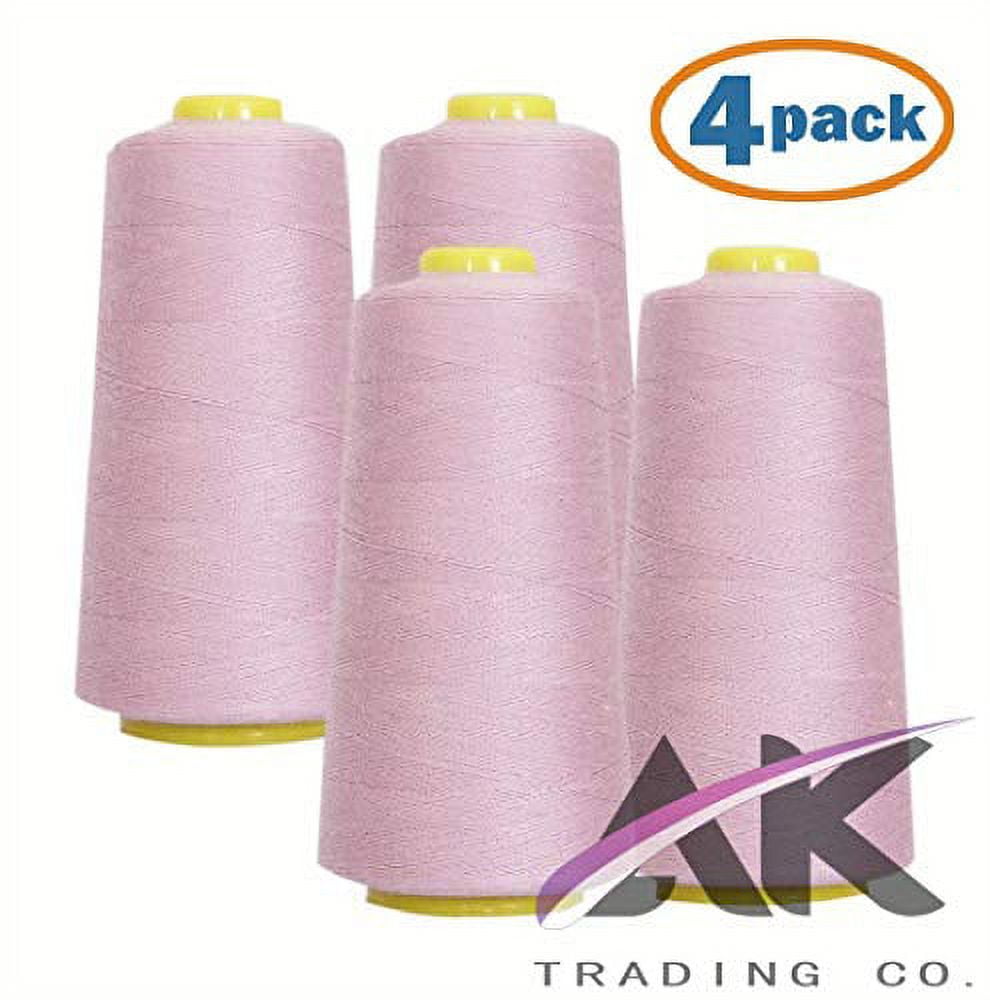 AK Trading 4-Pack Violet All Purpose Sewing Thread Cones (6000 Yards ...