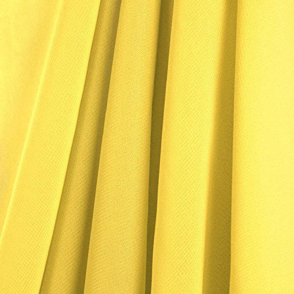 AK-Trading 58" x 120" Yellow Chiffon Drapes Panels for Wedding Events ...