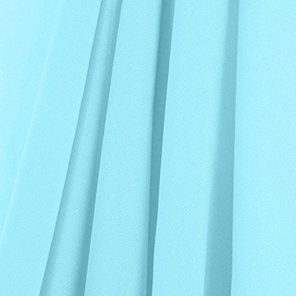 AK-Trading 58" x 168" Baby Blue Chiffon Drapes Panels for Wedding ...