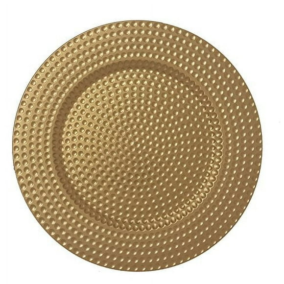 Gold Beaded Chargers