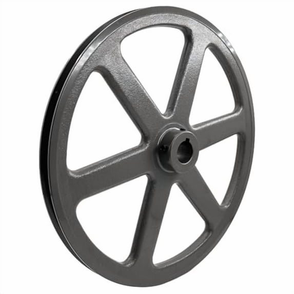 AK124-1 Single Groove Sheaves,12.25" OD 1" bore v Belt Pulley,Motor ...