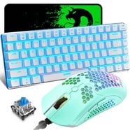 MK14 Wired 68 Keys Mechanical Gaming Keyboard, RGB Backlit,Gaming Mosue ...