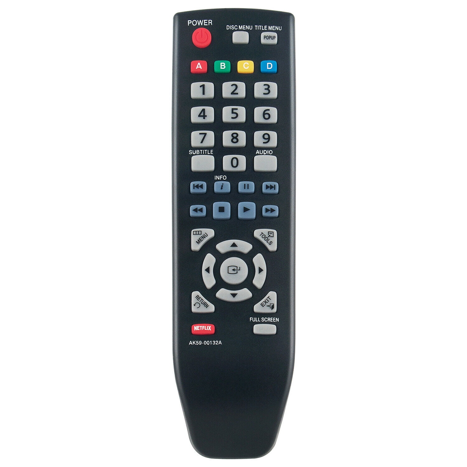 AK59-00132A Replace Remote for Samsung Blu-ray Player BD-D5100 BD-D5300 ...