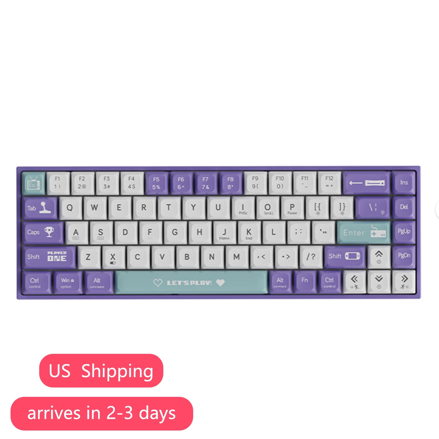 AK680 60% 2.4G+BT 5.0 Dual-mode Mechanical Gaming Keyboard,Hot ...