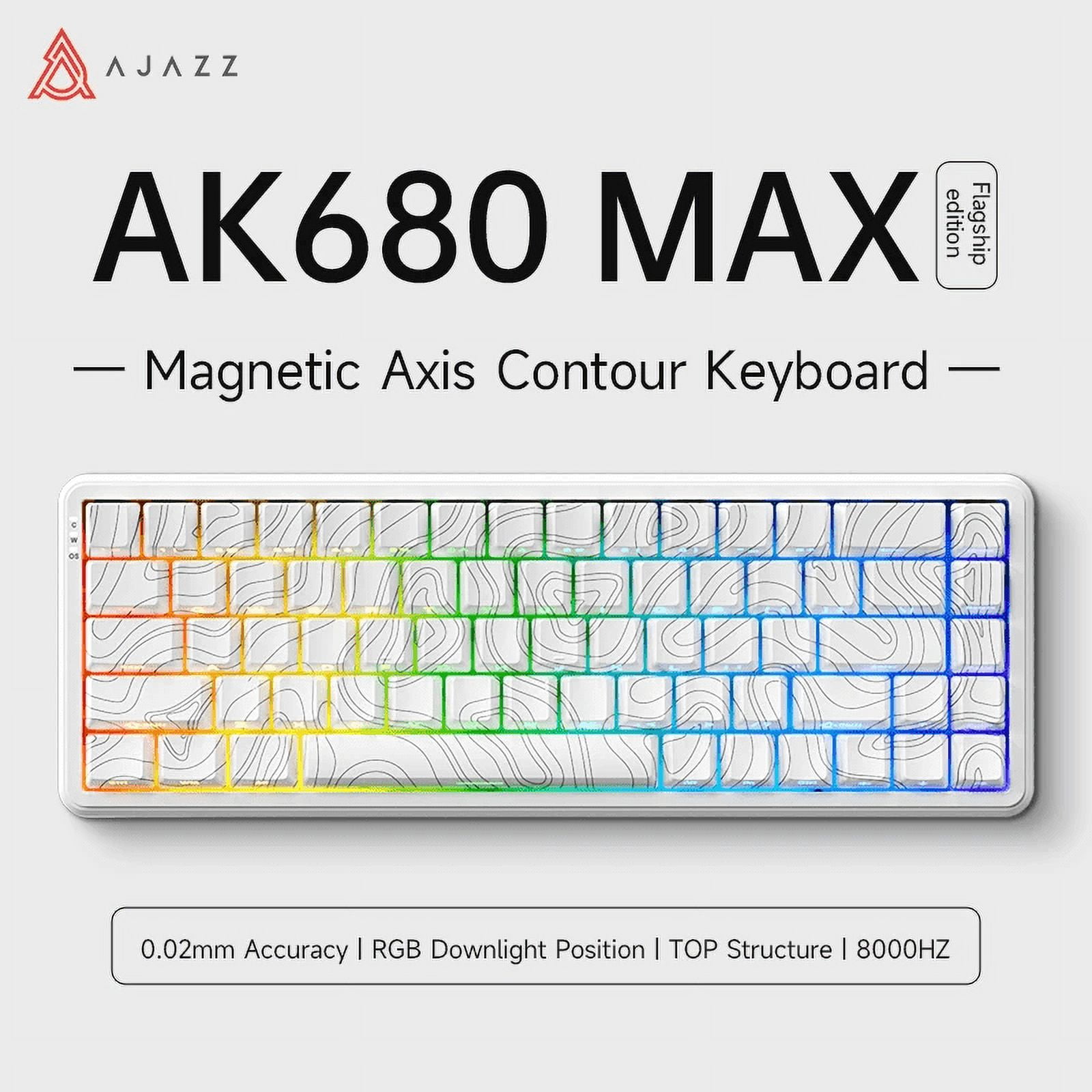 AK680 MAX Wireless Magnetic Axis Keyboard Three-mode Mechanical ...