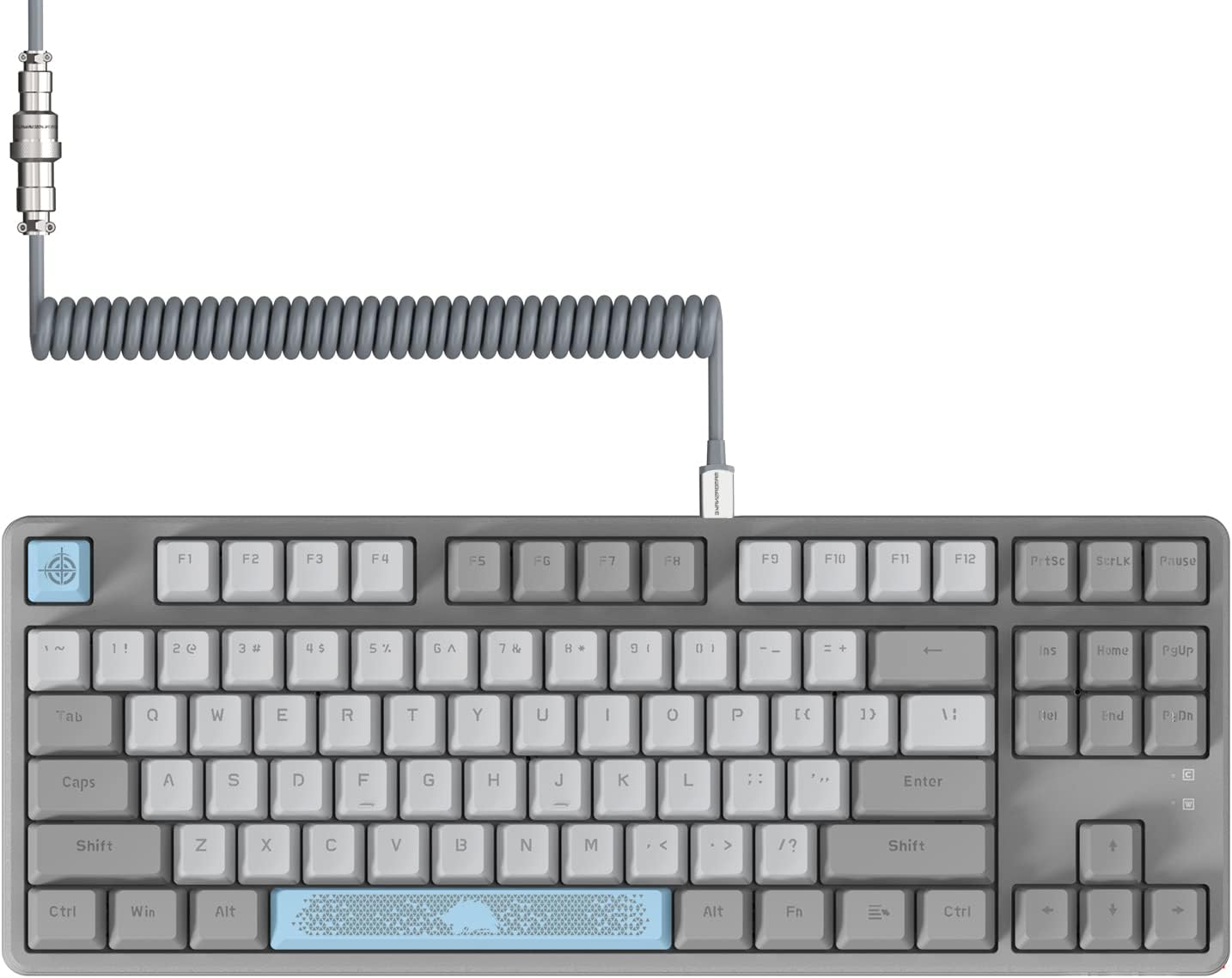 AK873 Gaming Keyboard,Chroma RGB Backlit,Hot-Swappable,PBT Keycap,75% ...