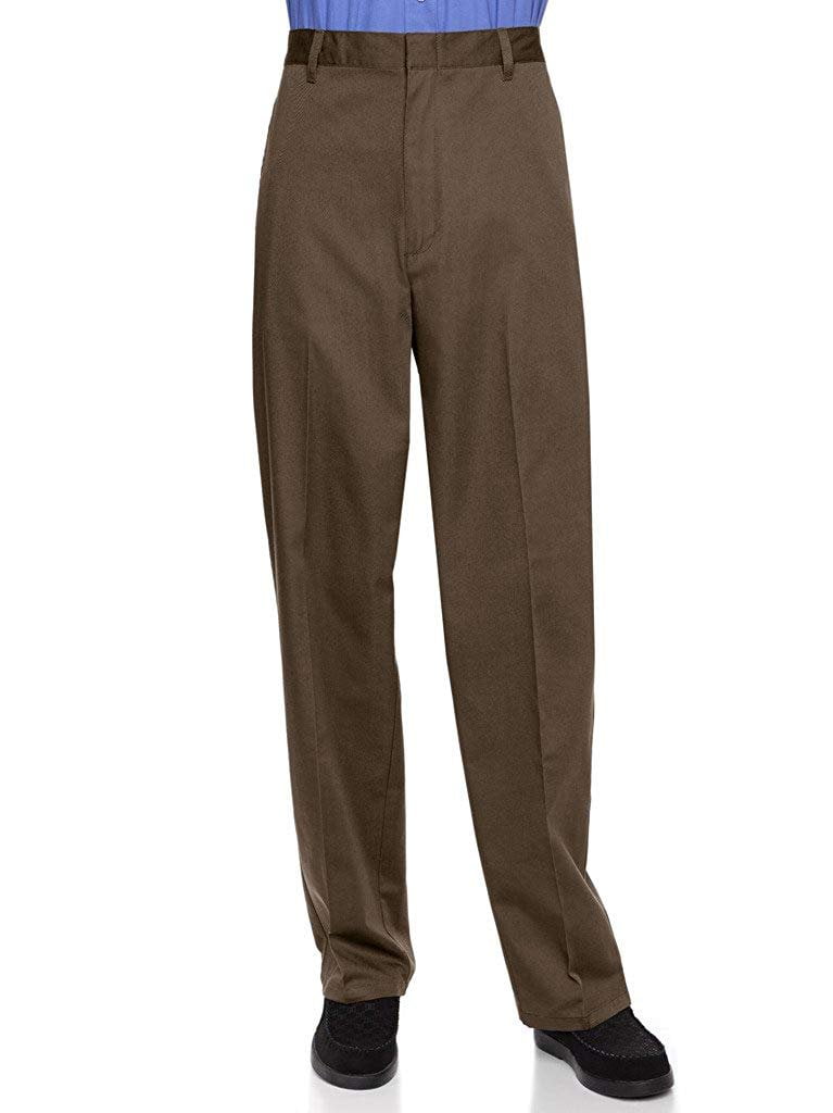 AKA Half Elastic Flat Front Men's Slacks Big Sizes Available - Walmart.com