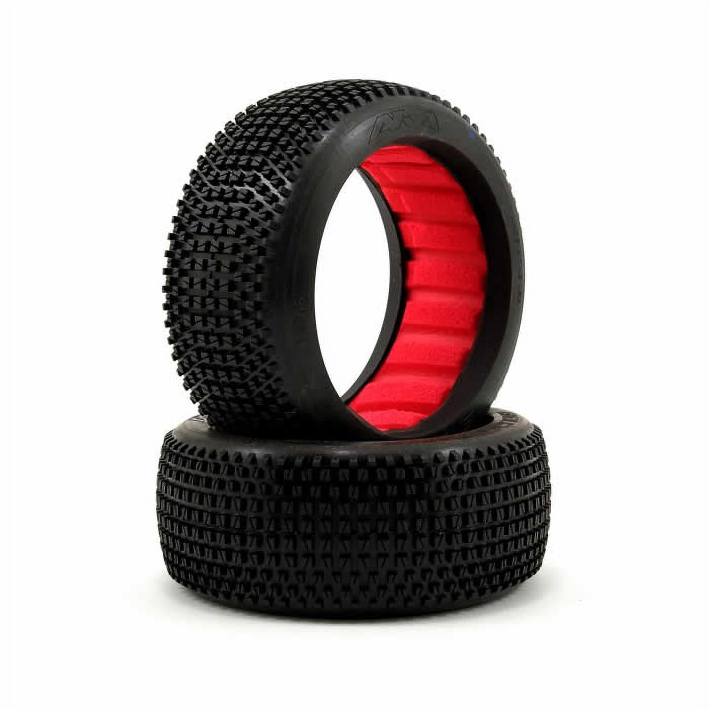 AKA Racing 14006XR 1/8 Buggy Enduro Soft LW Tires w/ Red Insert 2 ...