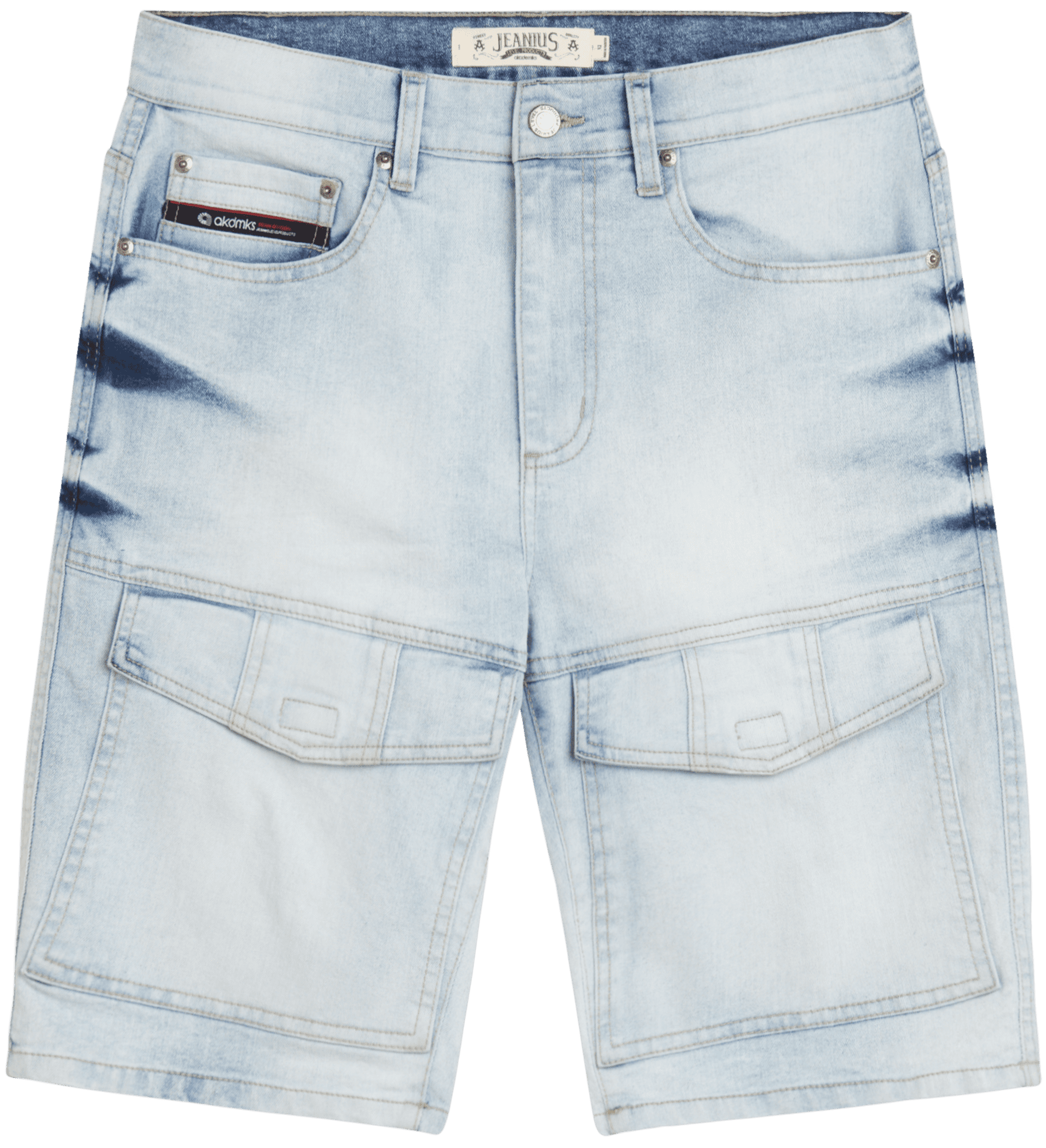 AKADEMIKS Men s Shorts Stretch Denim Jean Shorts Below Knee AKADEMIKS Men s Shorts Stretch Denim Jean Shorts Below Knee