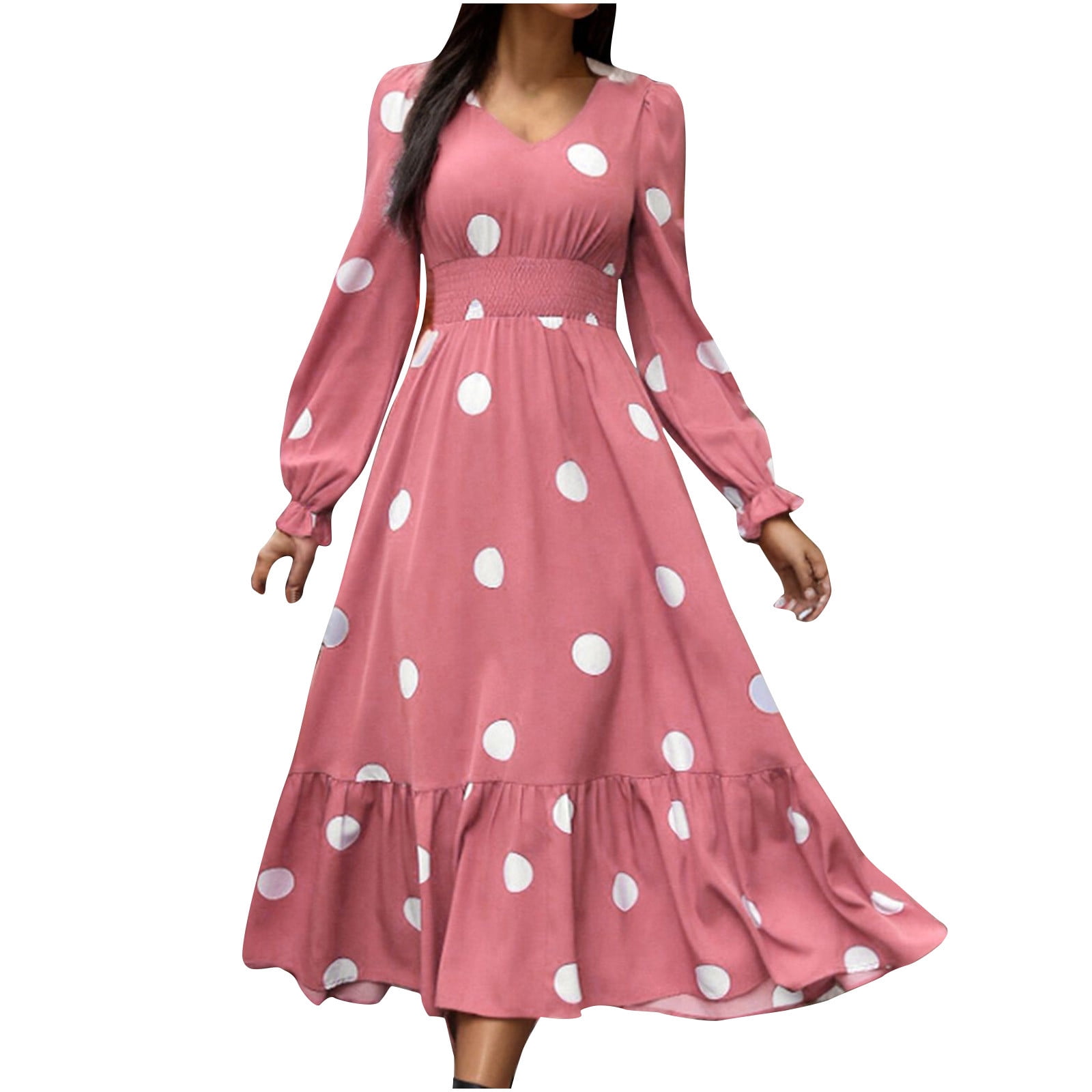 Akafmk Summer Dresses For Women 2024 Womens Casual Dresses Long Sleeve