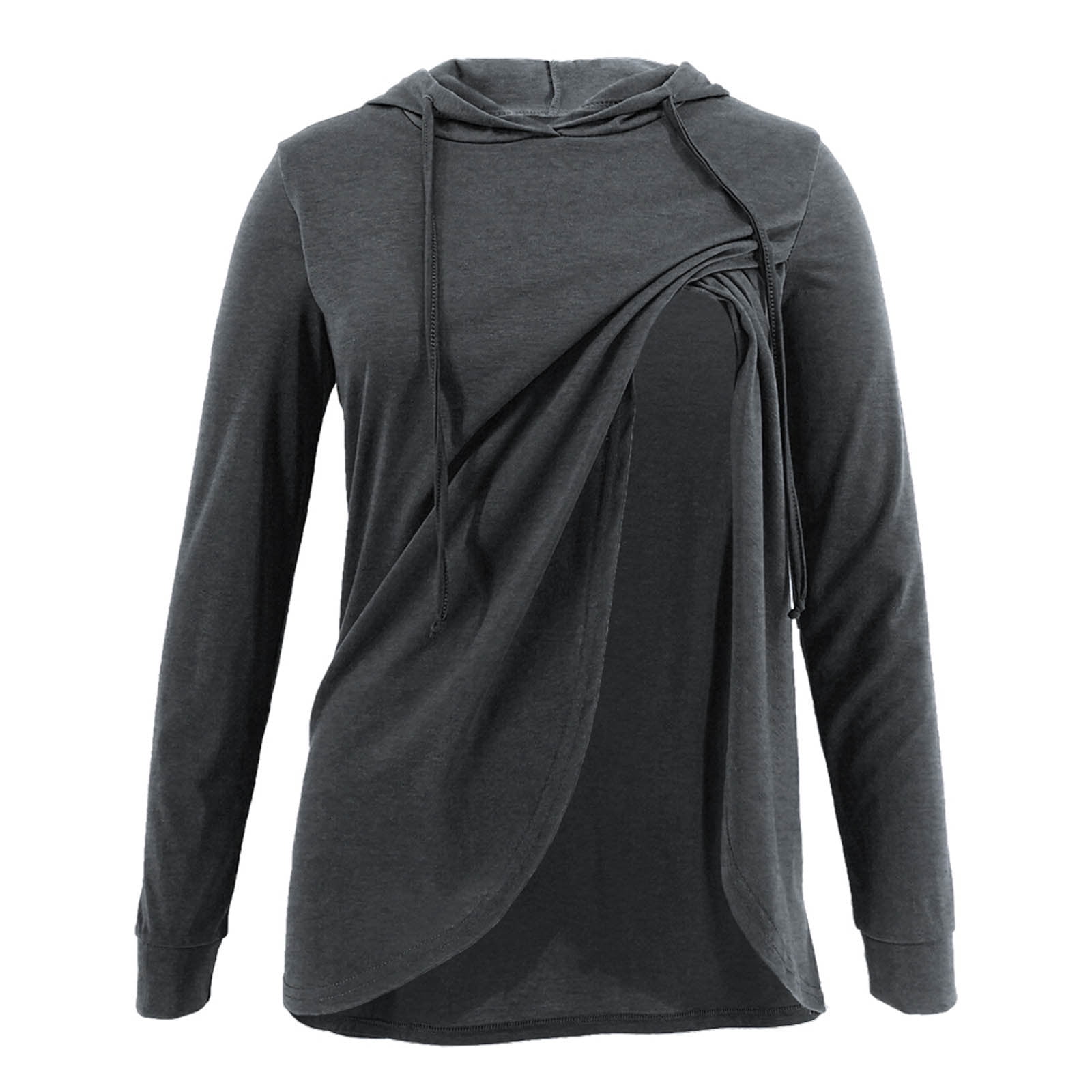 AKAFMK Summer Maternity Clothes,Long Sleeve Maternity Tops,Nursing ...