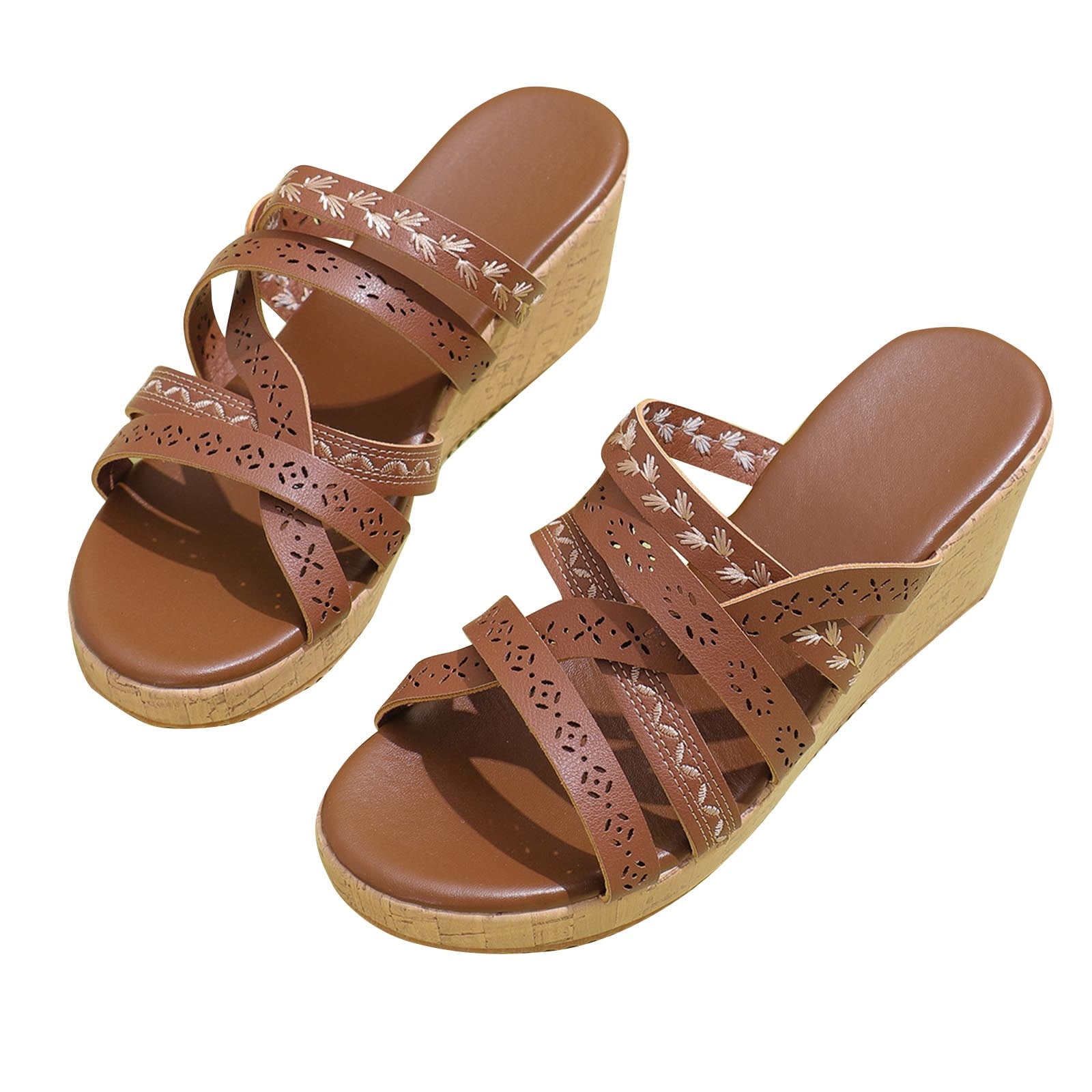 AKAFMK Women's Sandals and Slides,Summer Women's New Large Size Fish ...