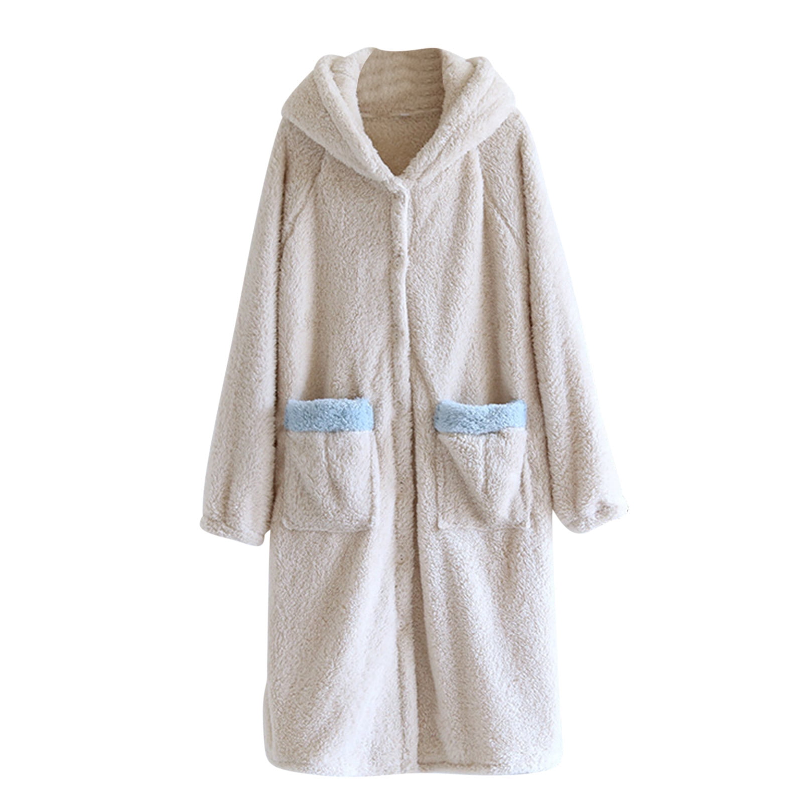 AKAFMK Womens Robes Clearance Sale,Robes for Women Bathrobe Fuzzy,Women ...