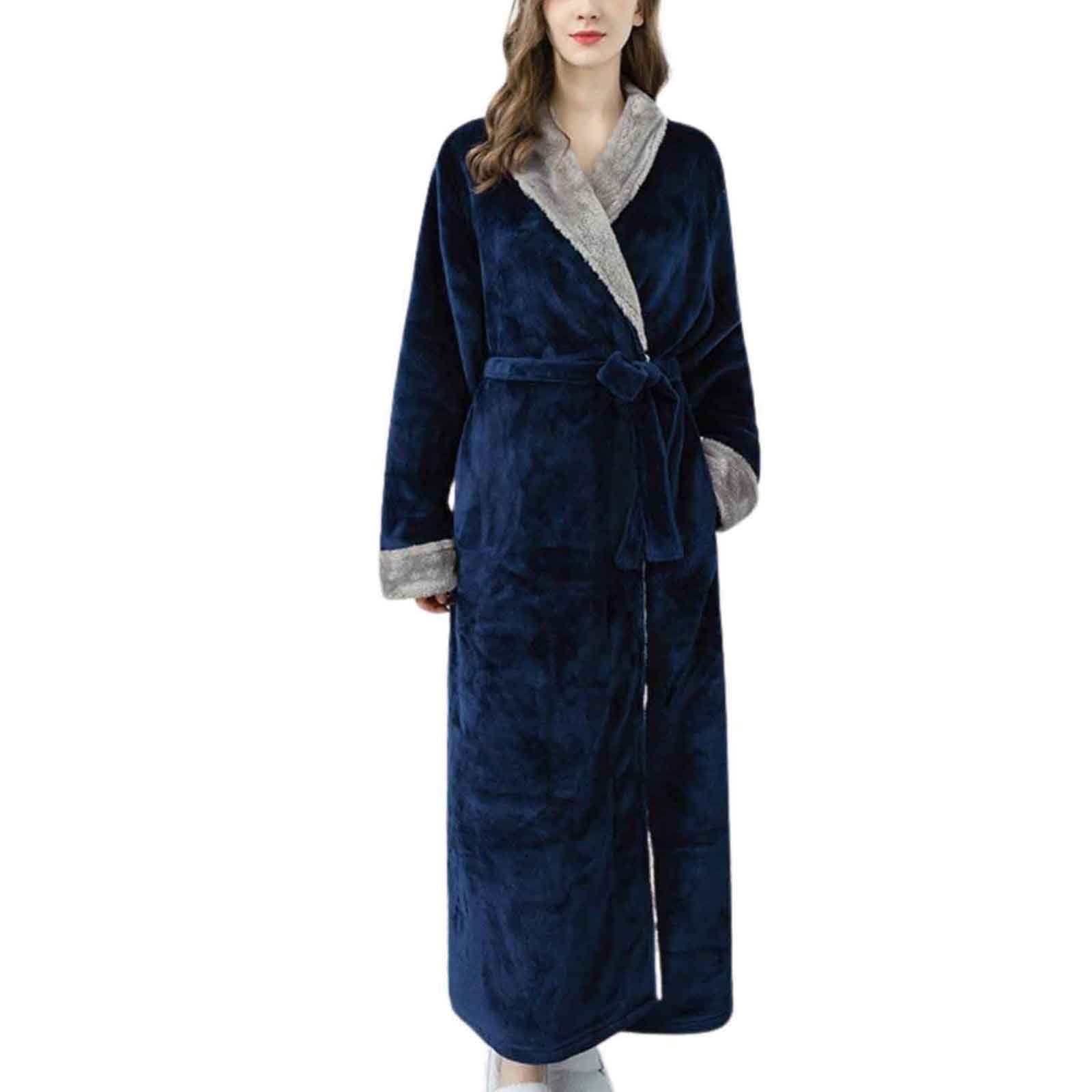 AKAFMK Womens Robes Clearance Sale,Robes for Women Bathrobe Fuzzy,Women ...