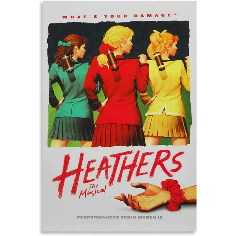 Heathers Movie Poster Heathers The Musical What's Your Damage 1989