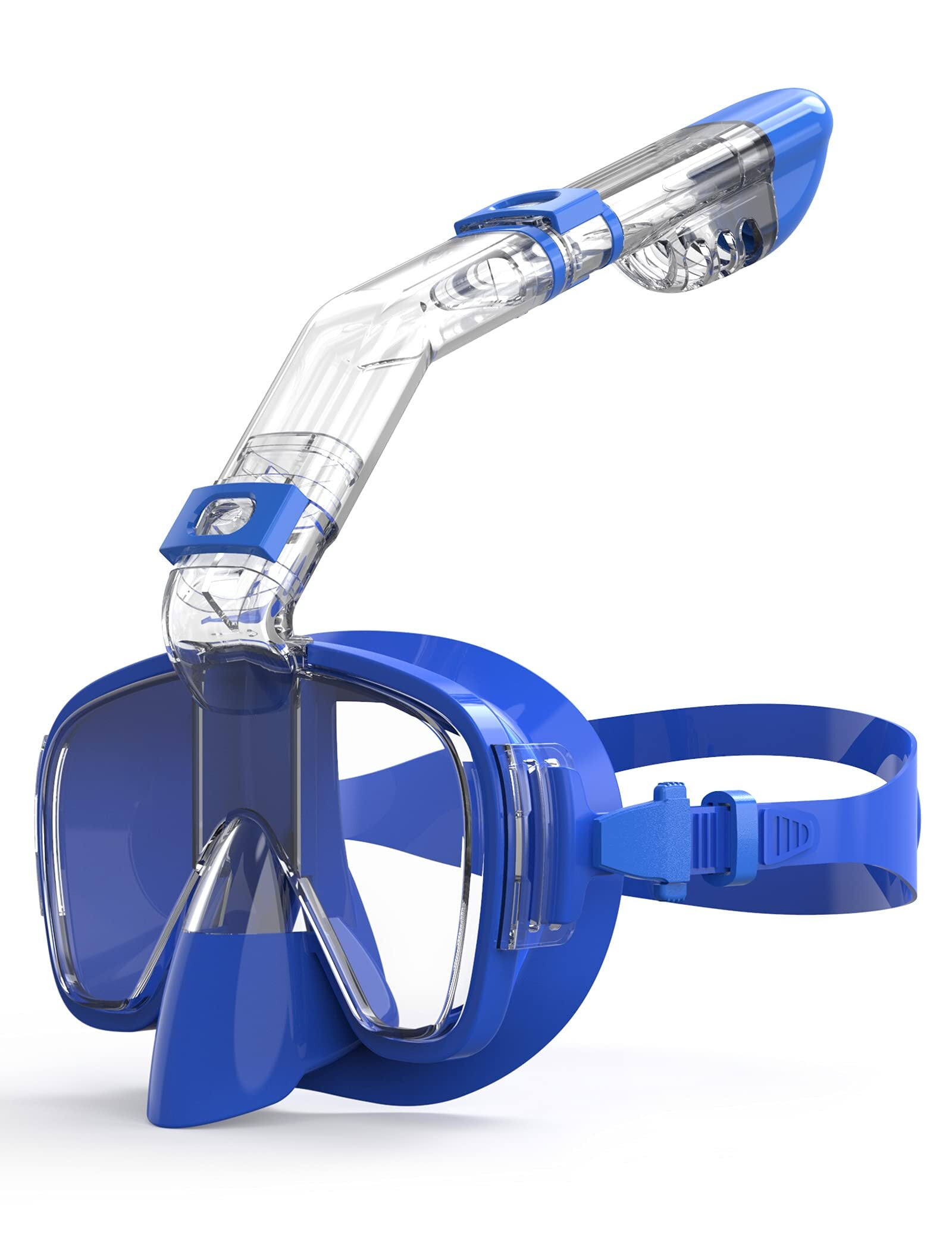 AKASO Adult Snorkel Mask and Snorkel, Silicone Anti-Leak, Panoramic ...