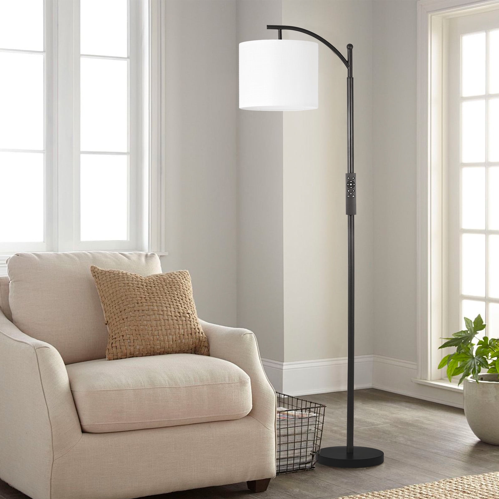 AKASUKI 62" Task/Reading Floor Lamp, Dimmable Brightness & Color ...