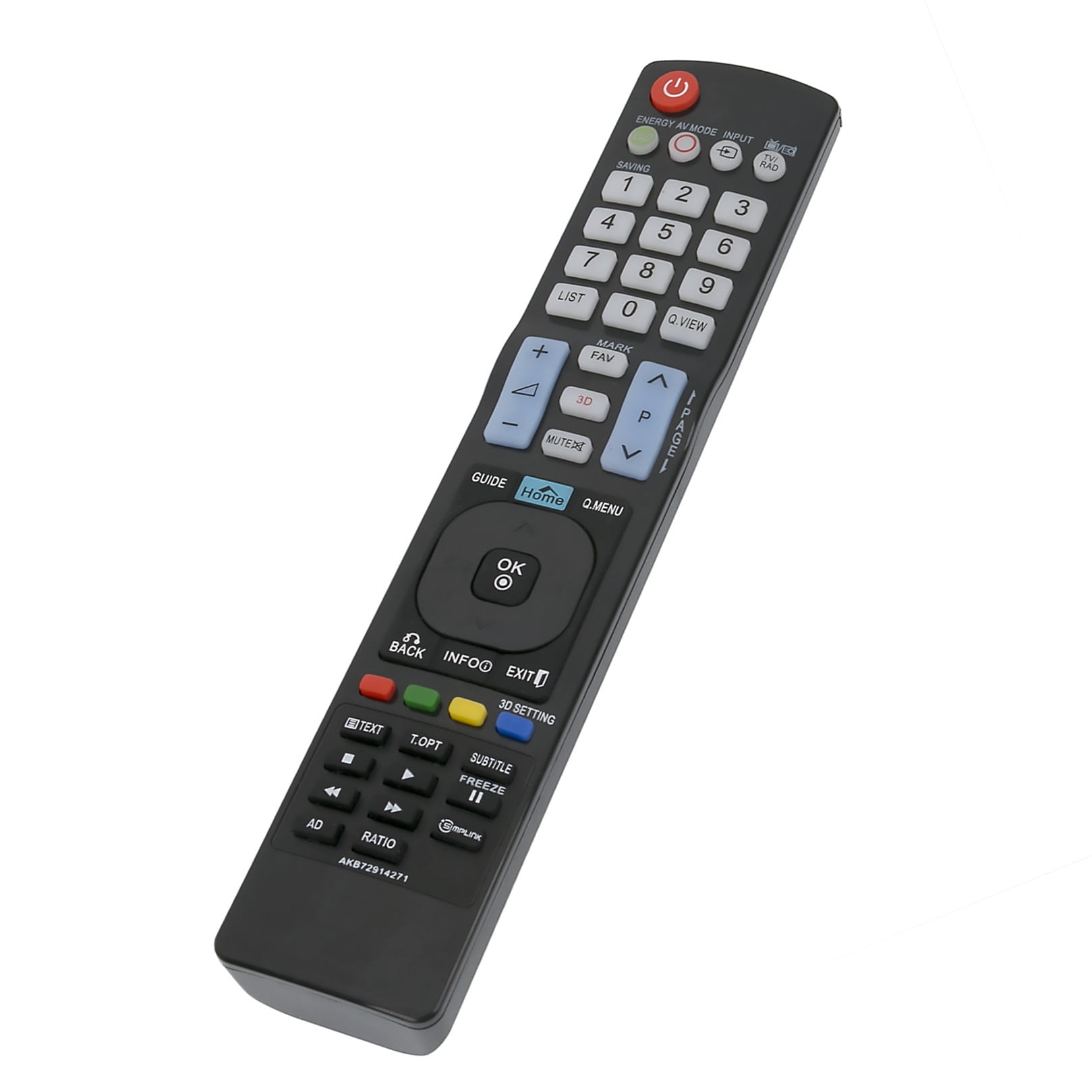 AKB72914271 Replacement Remote Control fit for LG LCD LED TV 60PZ550-ZA ...