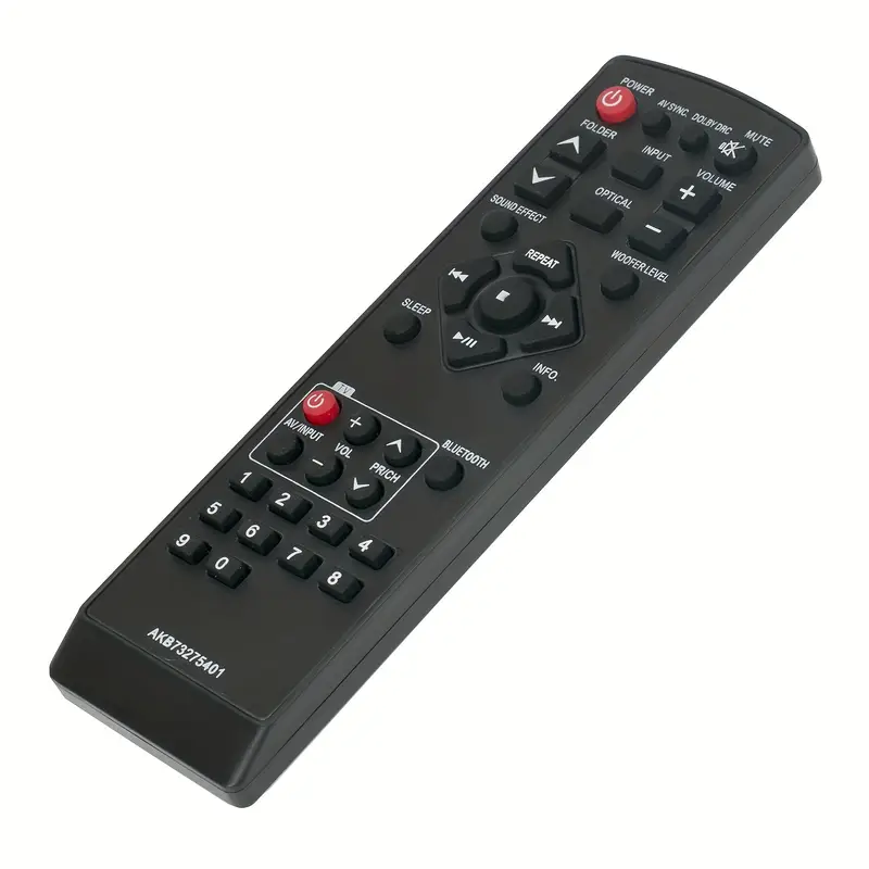 AKB73275401 Replace Remote Control fit for LG Soundbar Sound Bar Speaker System SHS36-D LSB316 ...