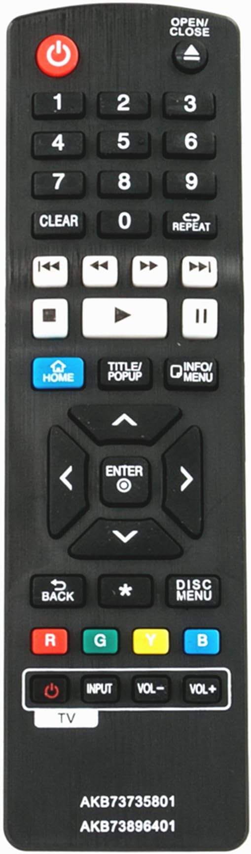 AKB73735801 AKB73896401 Replacement Remote Control Compatible with LG ...