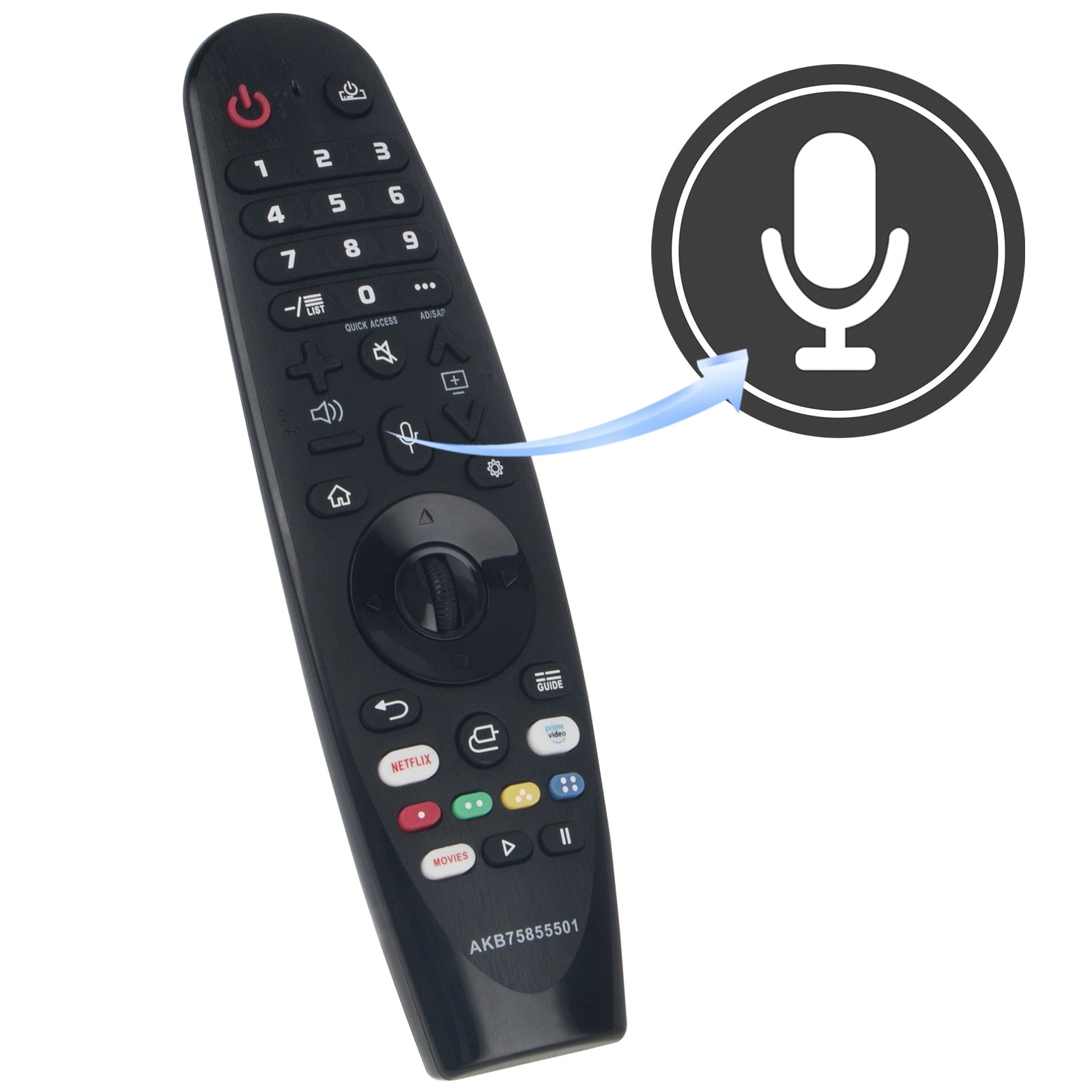 AKB75855501 MR20GA Replacement Voice Magic Remote Fit for LG LED TV ...