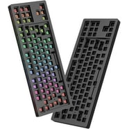 RK86 RGB 75% Gasket Mechanical Keyboard with Knob&OLED Display,Bt5.0/2 ...
