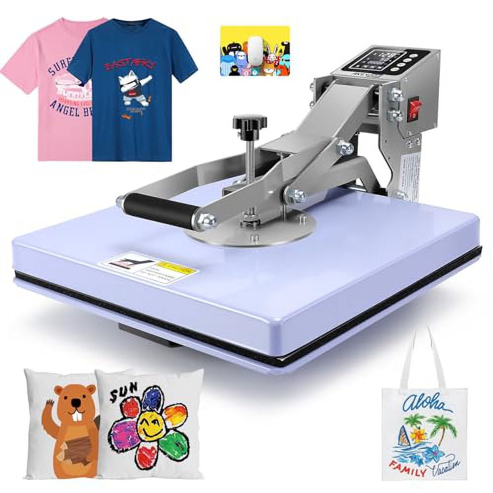 AKEYDIY 15x15 Heat Press Machine,Clamshell Heat Press 15x15 Digital ...