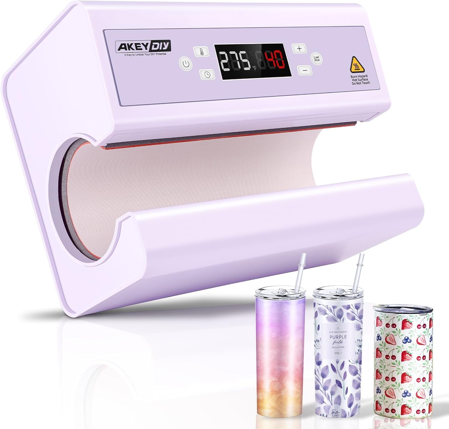 AKEYDIY Auto Tumbler Heat Press Machine 30OZ Mug Press Automatic Press ...