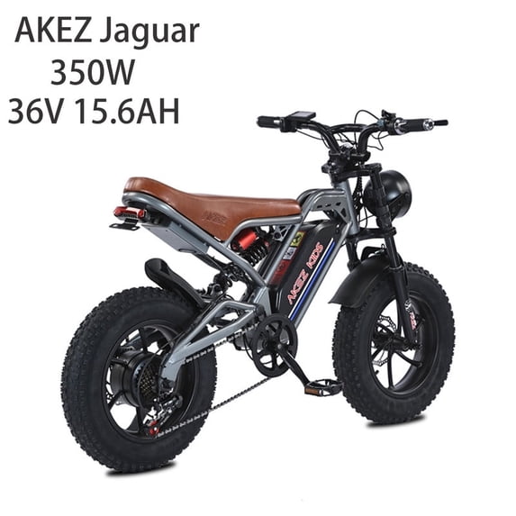 AKEZ 16C 16-Inch Electric Bike, 350W Motor, 36V 15.6Ah Battery, Soft ...