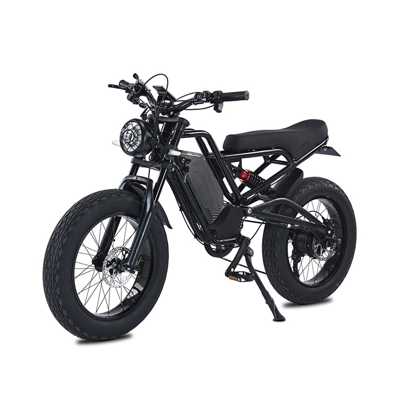 AKEZ Electric Bike for Adults, 48V-52V, 18AH,25AH Battery, 20" Fat Tire ...