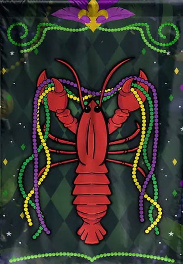 AKFOMEE Crawfish Holding Mardi Gras Beads 300 Pieces Jigsaw Puzzle ...