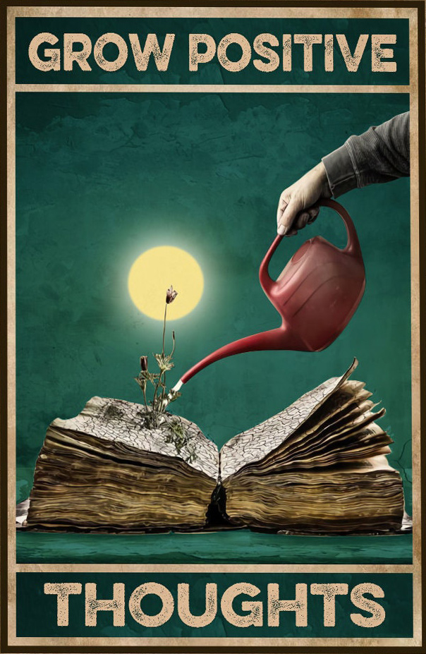 AKFOMEE Grow Positive Thoughts Poster 1000 Pieces Jigsaw Puzzle ...