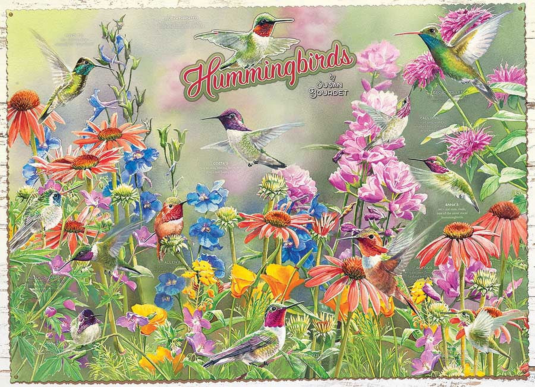 AKFOMEE Hummingbirds 300 Pieces Jigsaw Puzzle Educational Games for ...