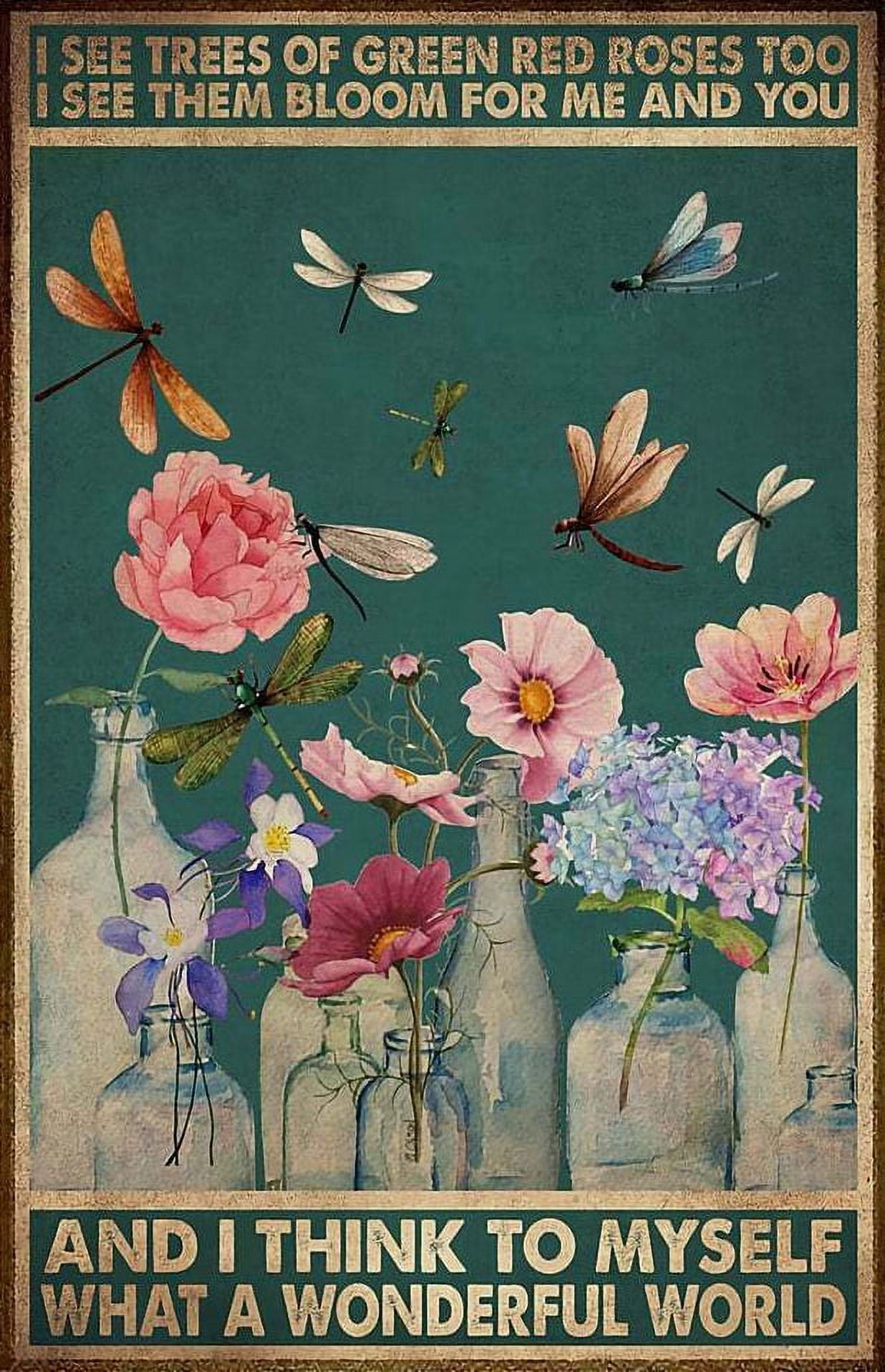 AKFOMEE I See Trees Of Green Red Roses Too 500 Pieces Jigsaw Puzzle ...