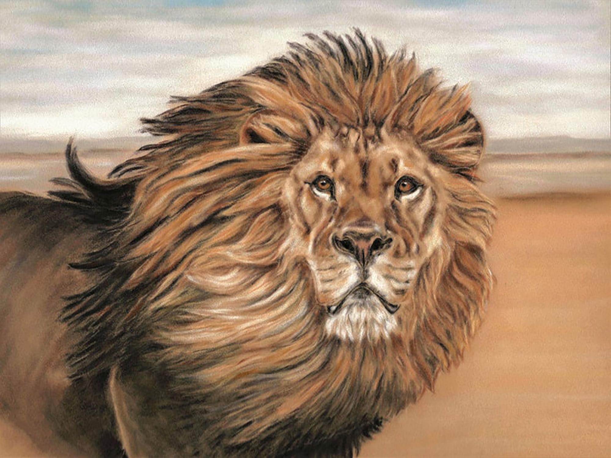 AKFOMEE Lion 500 Pieces Wooden Jigsaw Puzzle for Families Games Toy ...