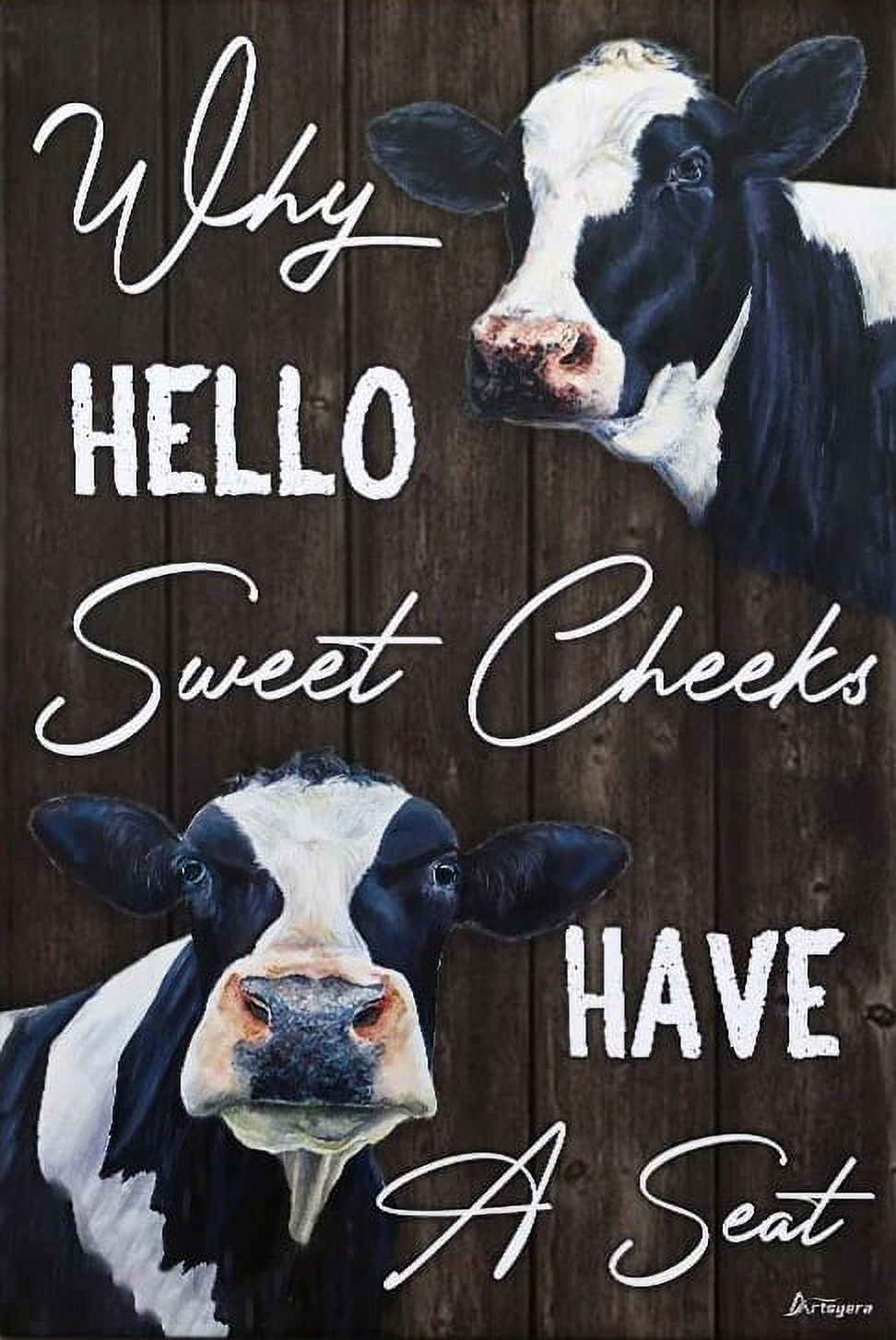 AKFOMEE Why Hello Sweet Cheeks Have A Seat Cow Poster 500 Pieces Jigsaw ... AKFOMEE Why Hello Sweet Cheeks Have A Seat Cow Poster 500 Pieces Jigsaw ...