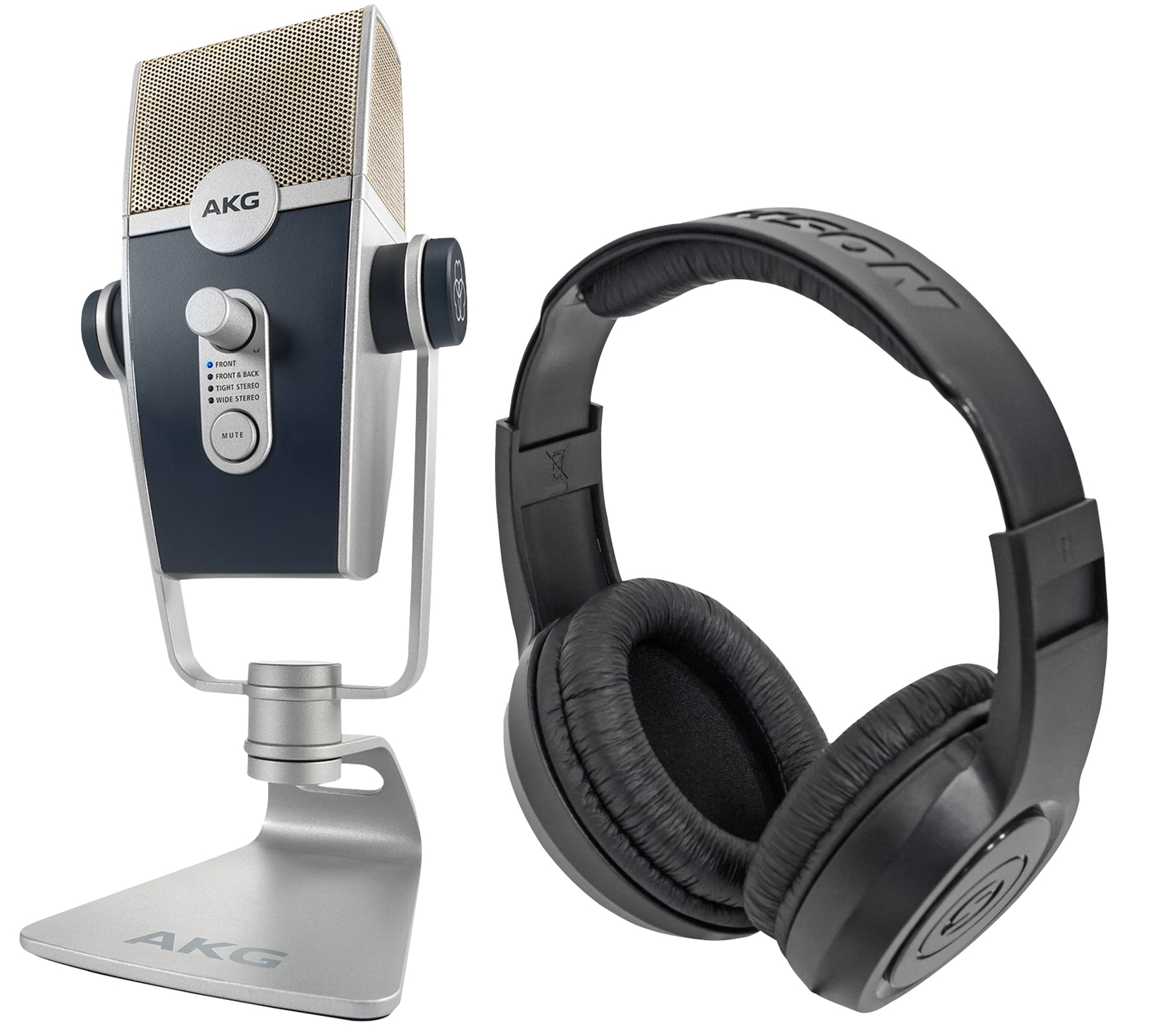 AKG C44-USB Lyra USB Microphone HD Recording Interface/Podcast Mic ...