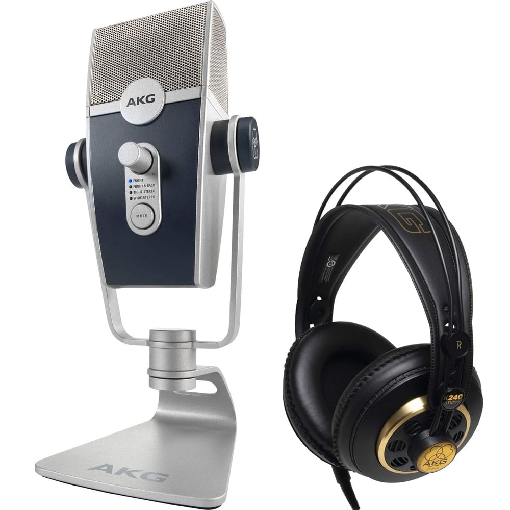 AKG C44-USB Lyra USB Microphone, Ultra-HD Quality, Mac/PC/Android/iOS ...