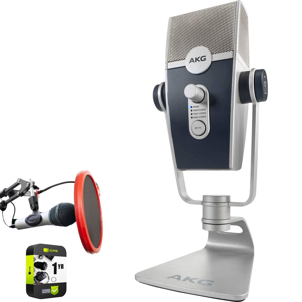 AKG C44-USB Lyra USB Microphone Ultra-HD Quality Mac/PC/Android/iOS ...