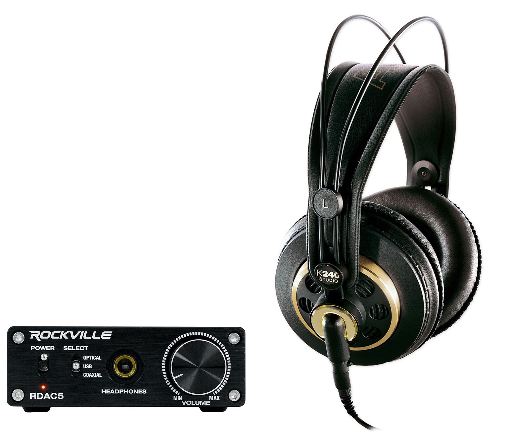 AKG K240 Studio Recording Monitoring Headphones+DAC Headphone Amp ...
