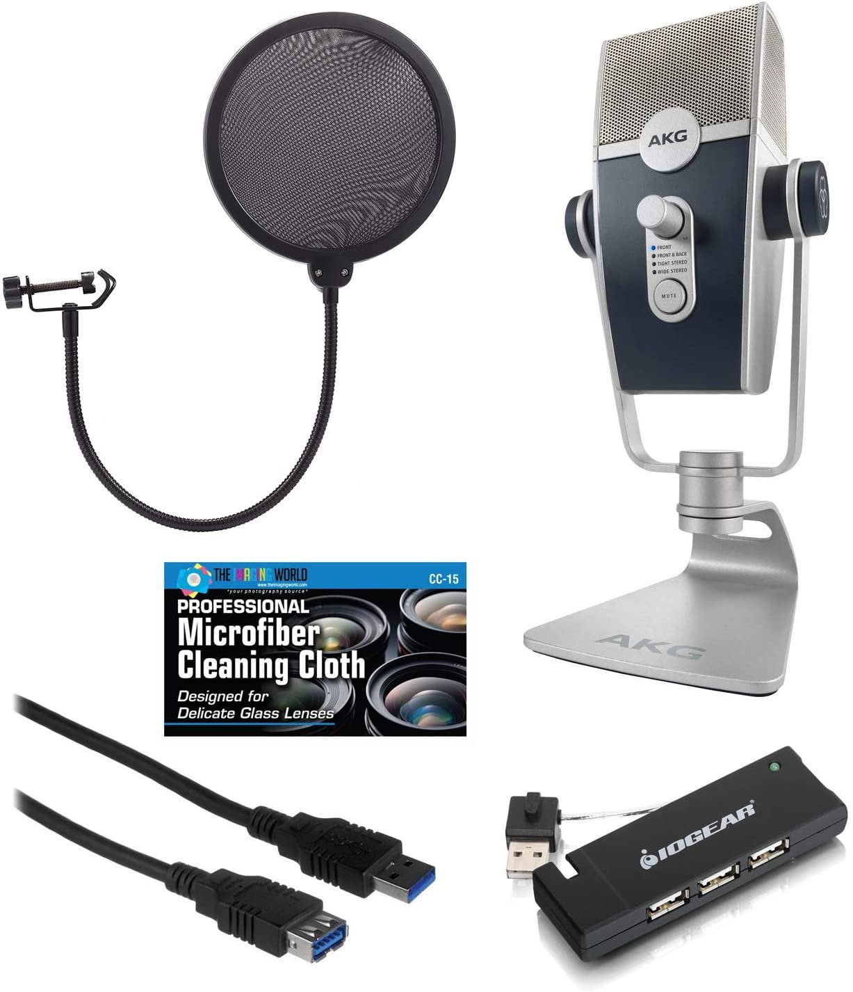 AKG Pro Audio Lyra Ultra-HD, Four Capsule, Multi-Capture Mode, USB-C ...