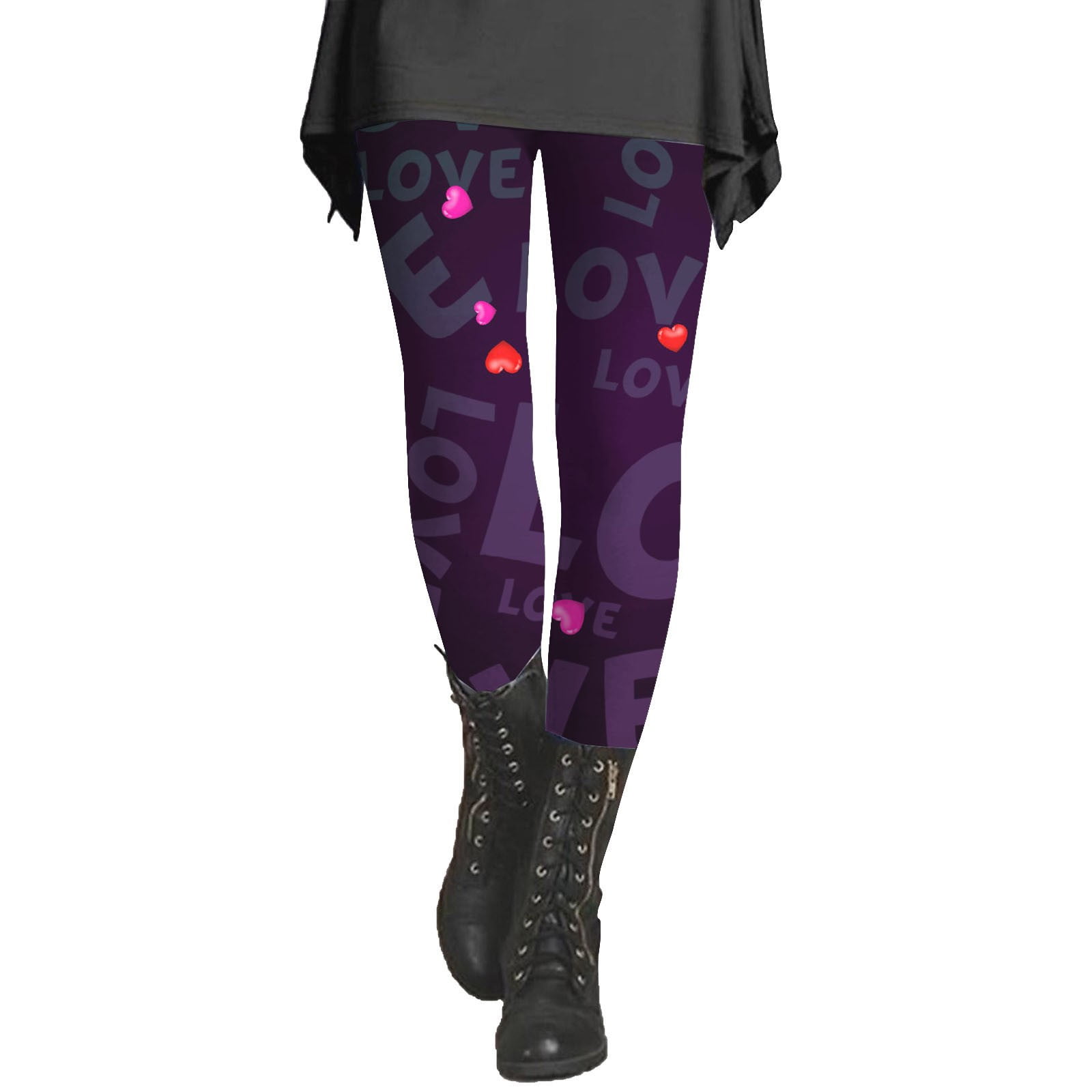 AKGEAMN Leggings for Women, Womens Plus Size Patterned Tights Fashion ...