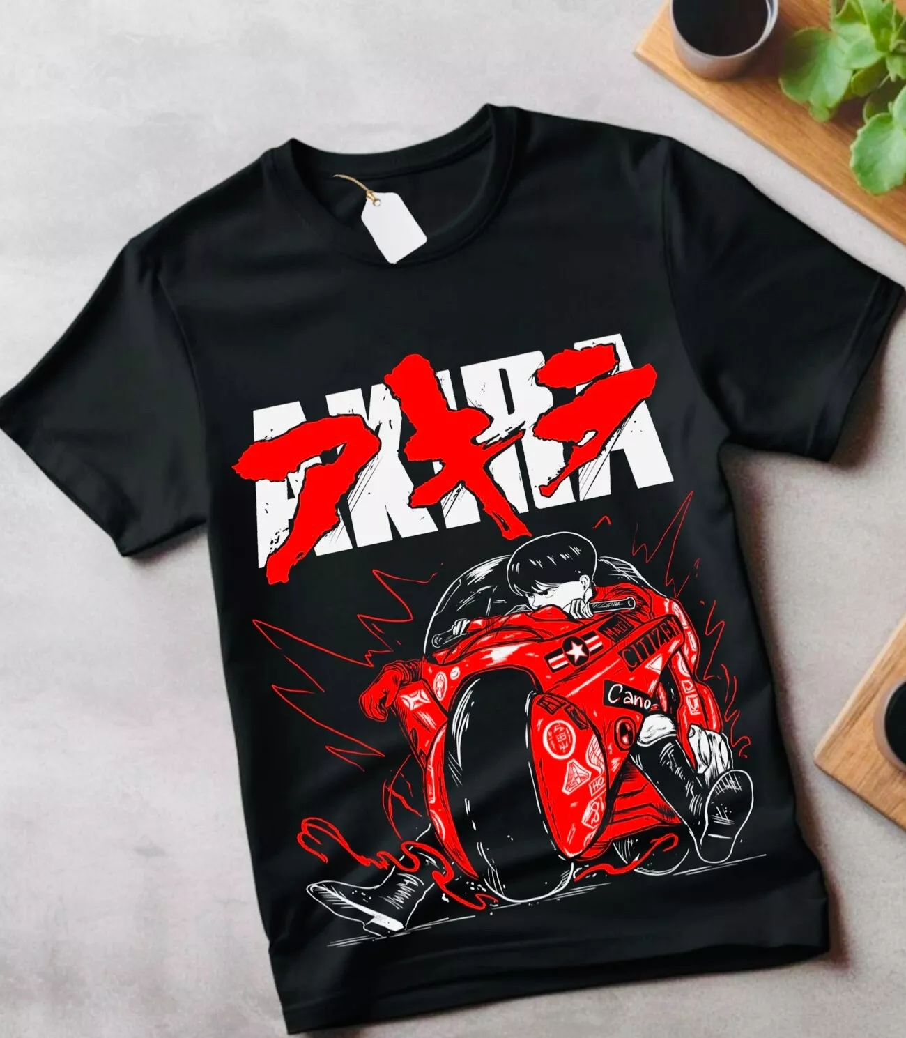 AKIRA T-Shirt Manga Anime Kaneda Tetsuo Katsuhiro Otomo Neo Tokyo Tee ...