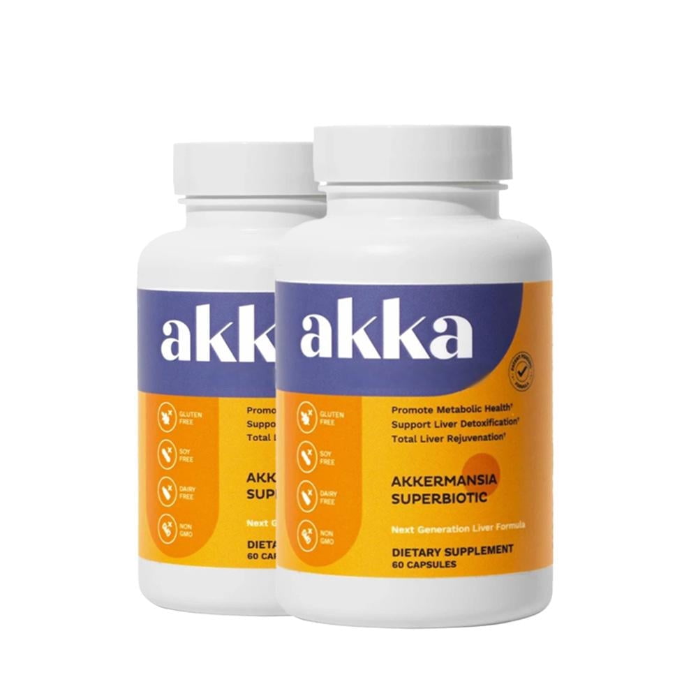 AKKA Superbiotic Liver Formula for Wellness and Balance – 2 Bottles (60 ...