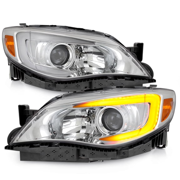 AKKON - For 08-14 Subaru Impreza WRX STI [Halogen Type] LED DRL Tube ...