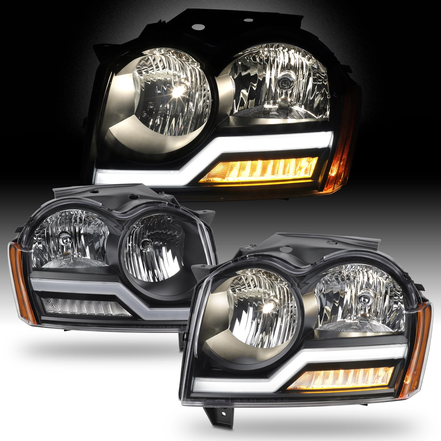 2007 jeep grand cherokee led headlights store