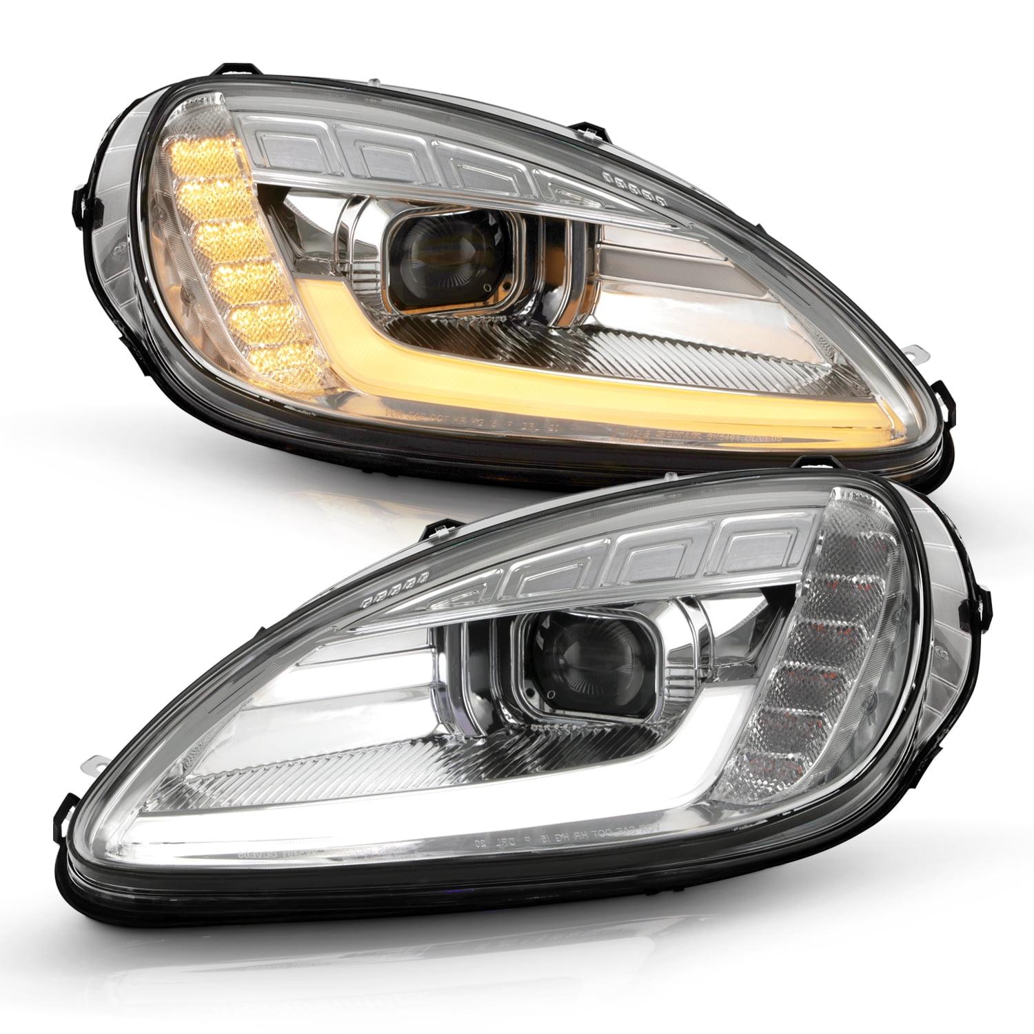 AKKON - Fit 2005-2013 Chevy Corvette C6 Switchback Sequential Signal ...